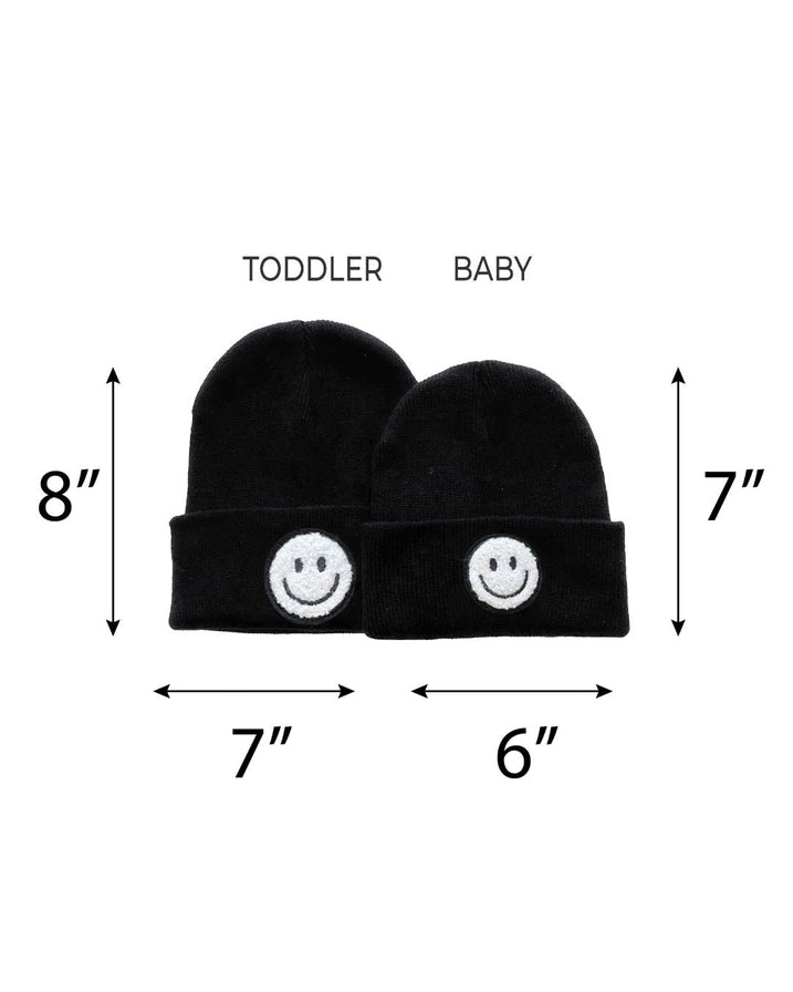 Smiley Beanie for Babies + Toddlers | Cozy Knit Winter Hat – ember + edit